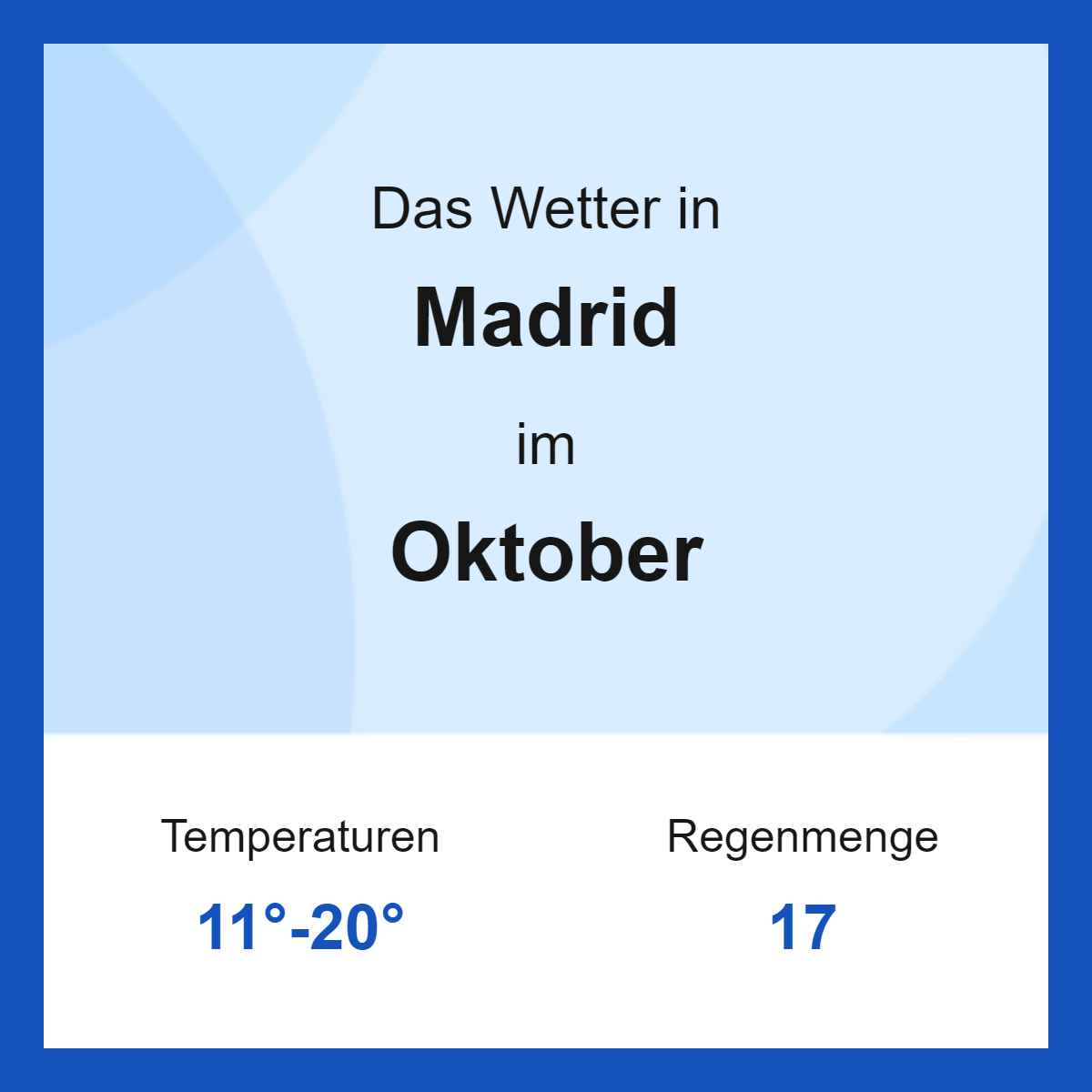Madrid Wetter im Oktober 2024 | Madrid 14-Tage | Wetter2.com