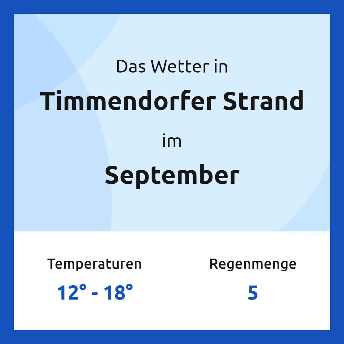Wetter Timmendorfer Strand 10 Tage